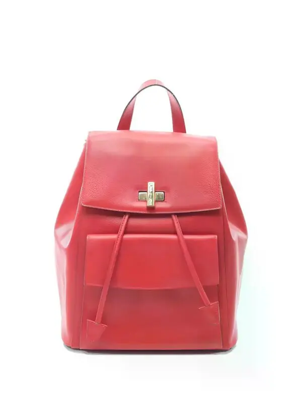 Celine Turn-lock Leather Backpack