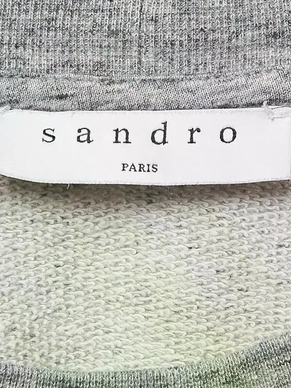 Sandro Paris Lettering Crewneck Sweatshirt