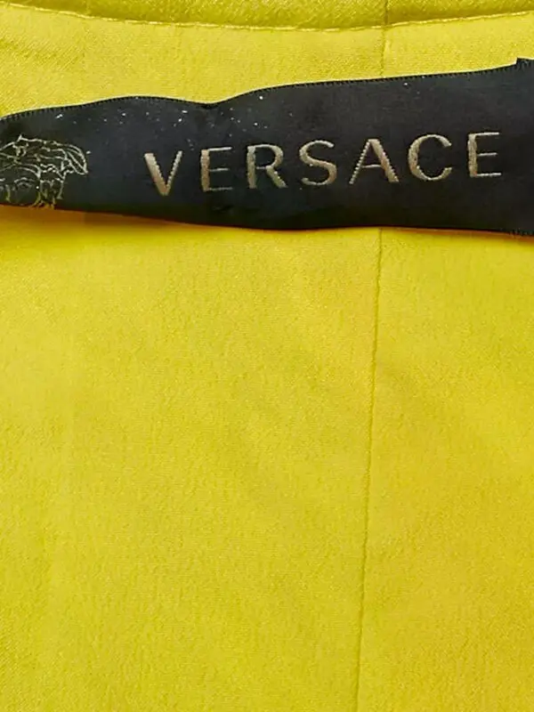 Versace Ruched Zip-up Dress