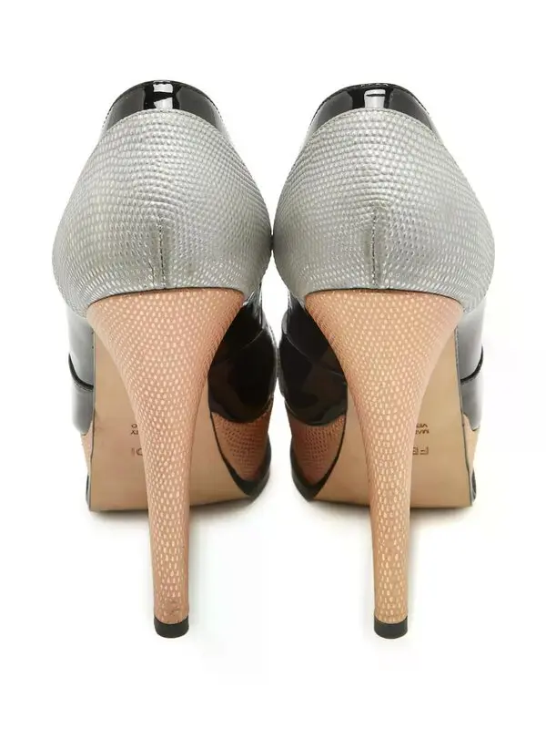 Fendi 140mm Colorblock Pumps