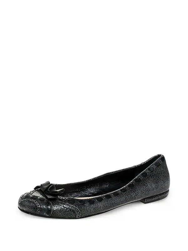 Prada Bow-detailed Ballet Flats