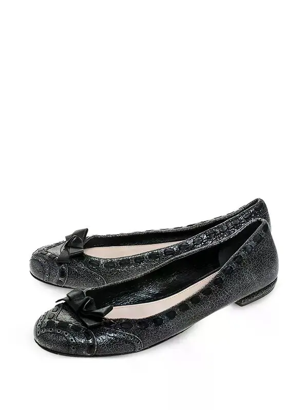 Prada Bow-detailed Ballet Flats