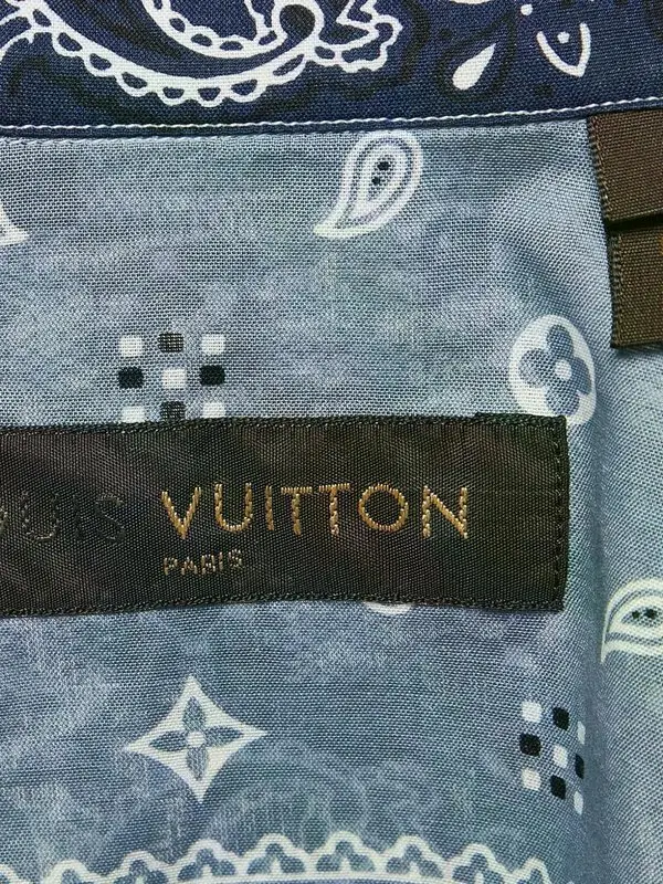 LOUIS VUITTON Bandana-print Patchwork Shirt