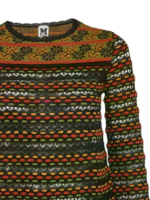 Missoni Striped Knitted Top - Multicolour