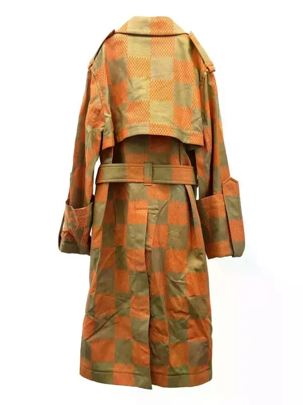 LOUIS VUITTON 2010s Check-pattern Coat