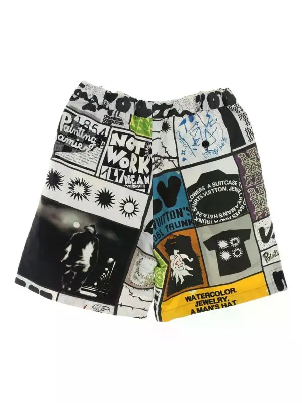 LOUIS VUITTON 2020s Printed Drawstring Shorts