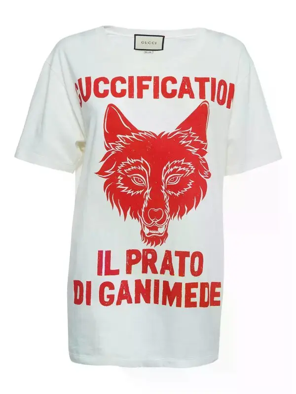 Gucci Graphic-print T-shirt - White