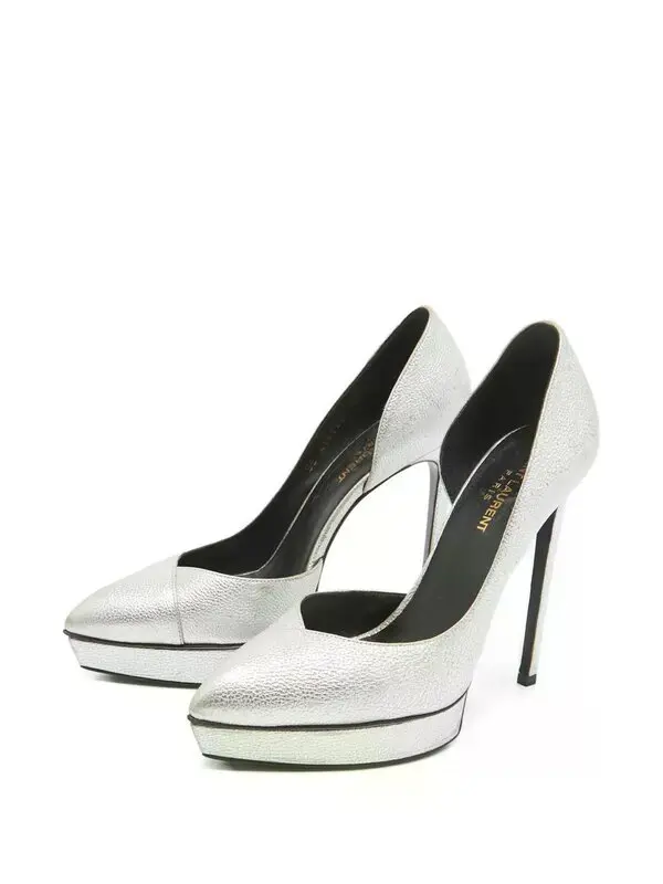 Saint Laurent 140mm Platform Heeled Pumps