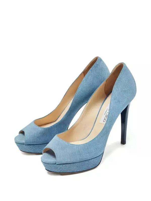 JIMMY CHOO 125mm Platform Heeled Pumps