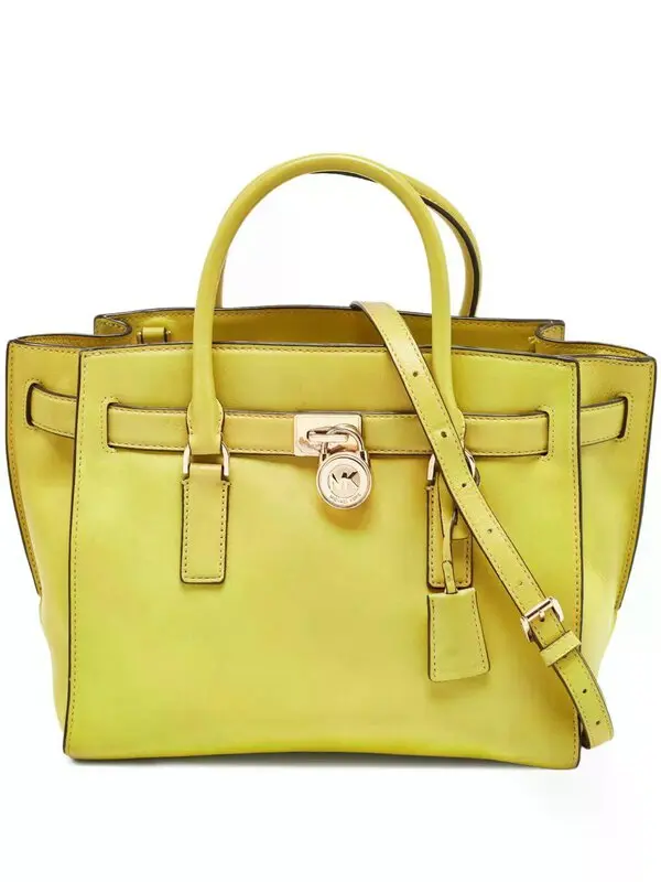 Michael Kors Padlock-detail Tote Bag - Green