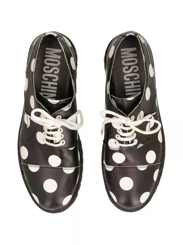Moschino Polka-dot Print Derby Shoes