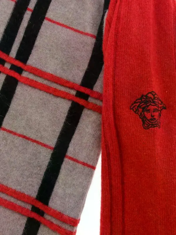 Versace 2000s Checked Jumper