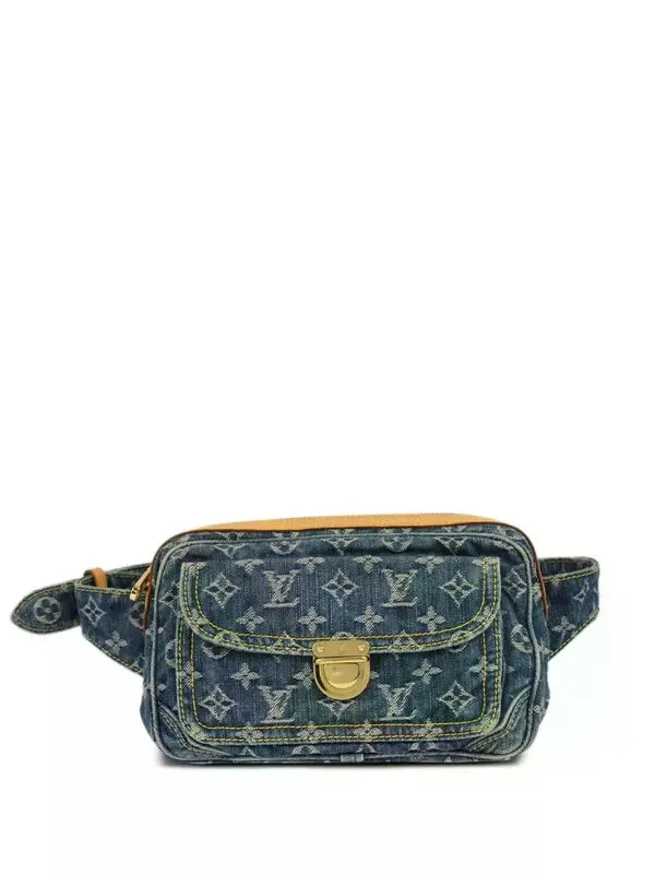 LOUIS VUITTON 2007 Monogram Denim Belt Bag