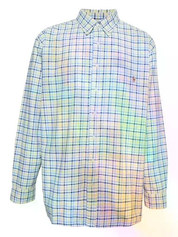 Polo Ralph Lauren Checked Cotton Shirt - Blue
