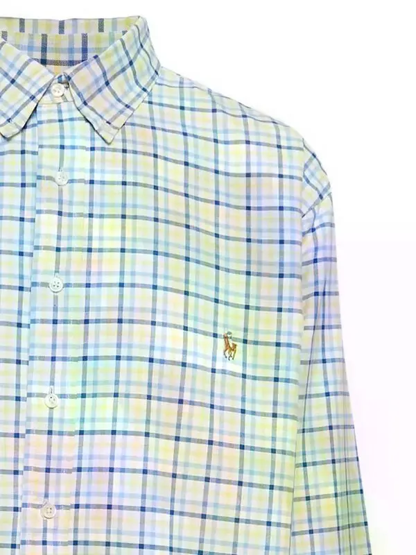 Polo Ralph Lauren Checked Cotton Shirt - Blue