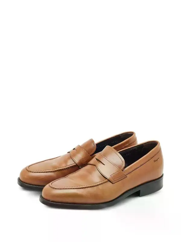FERRAGAMO Leather Loafers