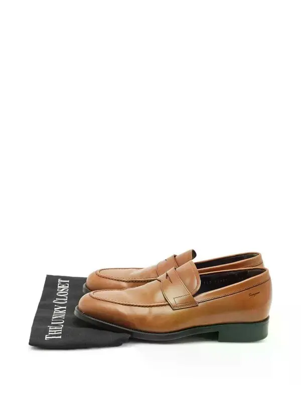 FERRAGAMO Leather Loafers