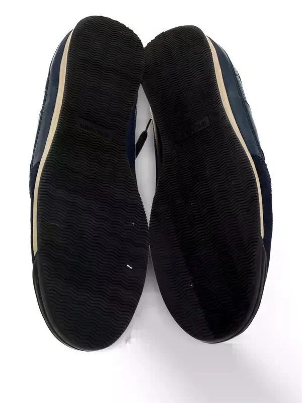 Balmain Logo-plaque Leather Sneakers