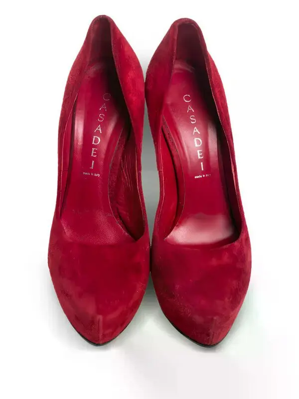 Casadei 140mm Suede Heeled Pumps