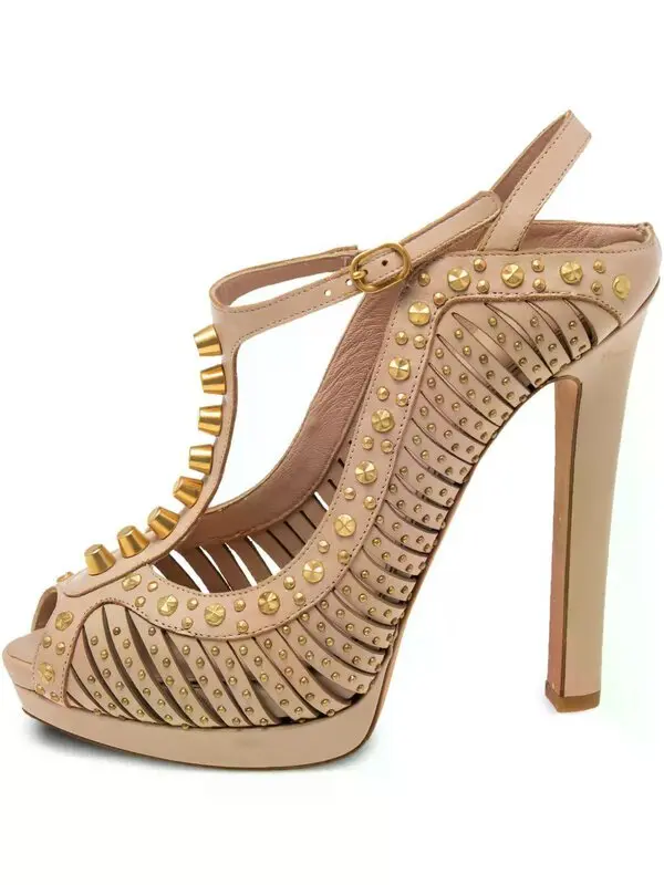 Alexander McQueen 134mm Stud-embellished Platform Sandals