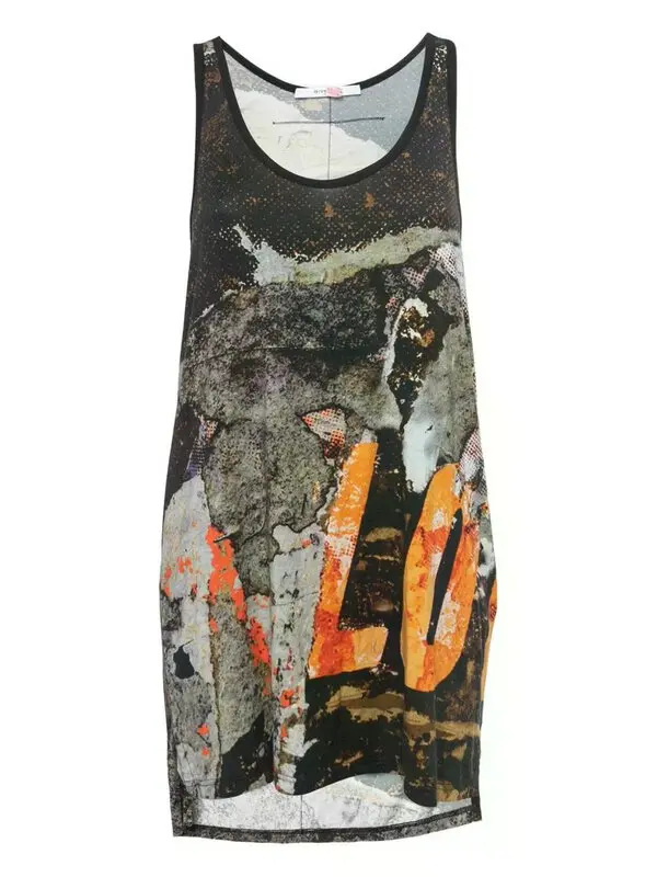 Givenchy Abstract-print Tunic Top