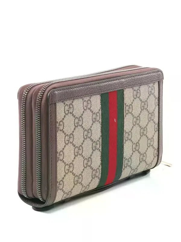 Gucci 2020s Gg Supreme Ophidia Wallet - Neutrals