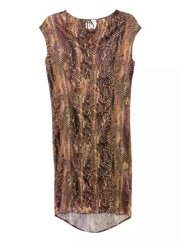 Saint Laurent Snake-print Dress