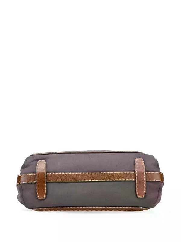 Celine 2007 Canvas Carriage Tote Bag - Brown