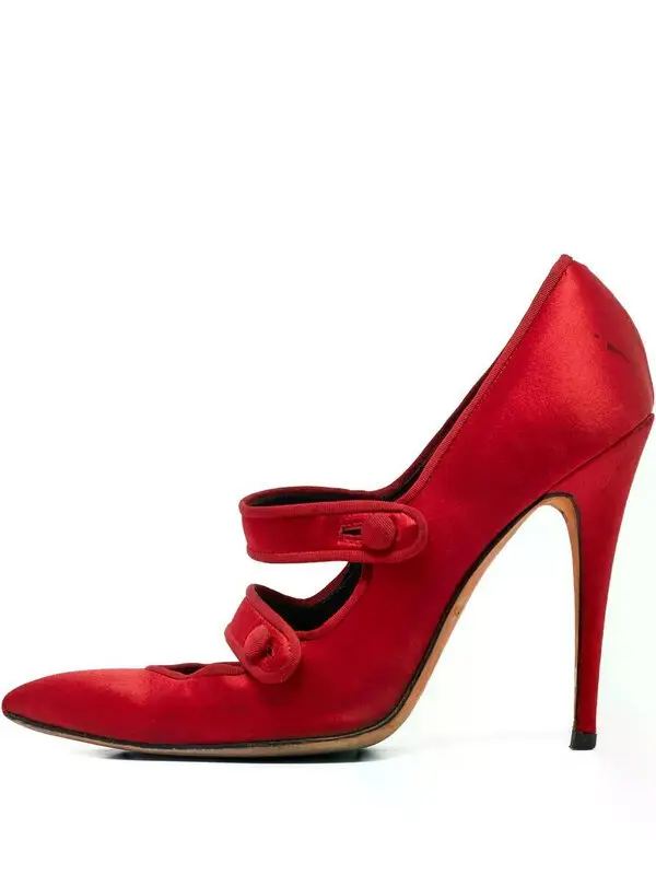 Manolo Blahnik 100mm Satin Pumps