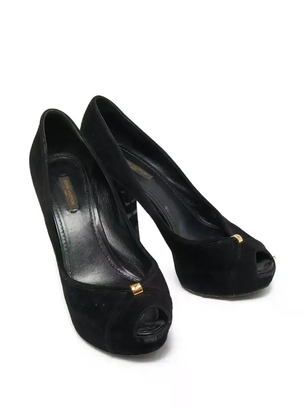 LOUIS VUITTON 120mm Peep-toe Pumps