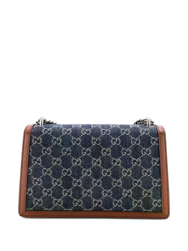 Gucci Dionysus Gg Denim Small Shoulder Bag - Blue
