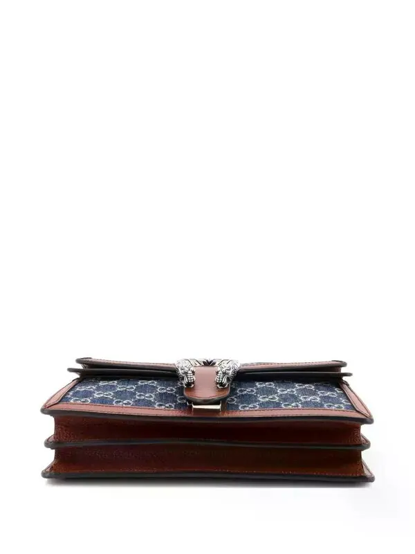 Gucci Dionysus Gg Denim Small Shoulder Bag - Blue