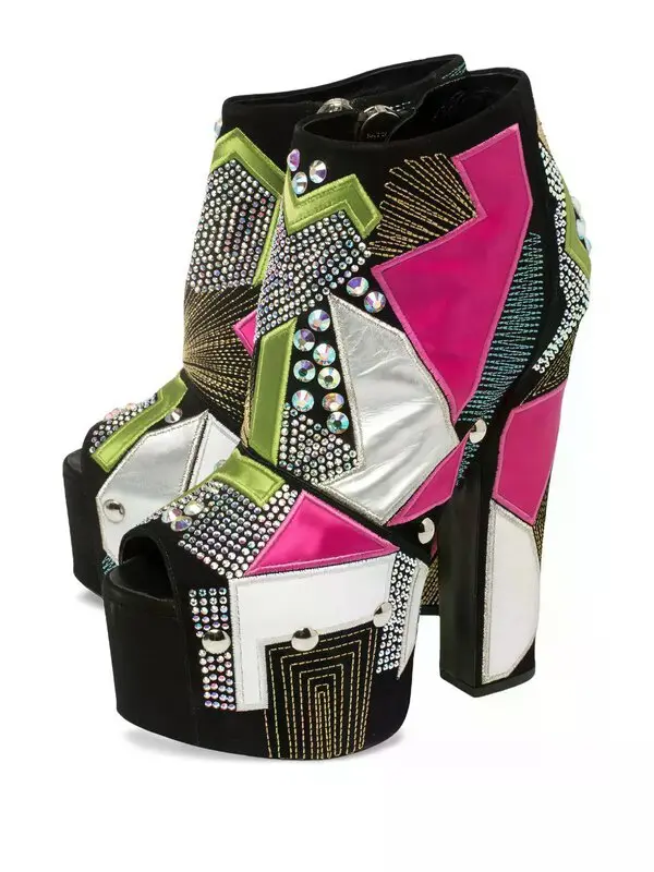GIUSEPPE ZANOTTI 145mm Crystal-embellished Heeled Boots