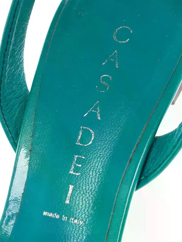 Casadei 50mm Cross-strap Leather Sandals