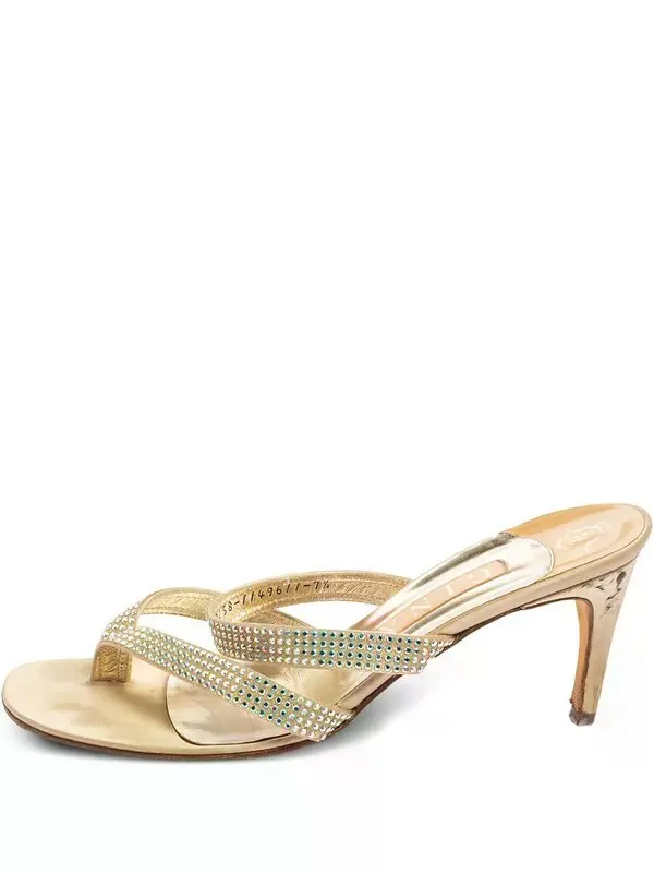 GINA 75mm Crystal-embellished Sandals