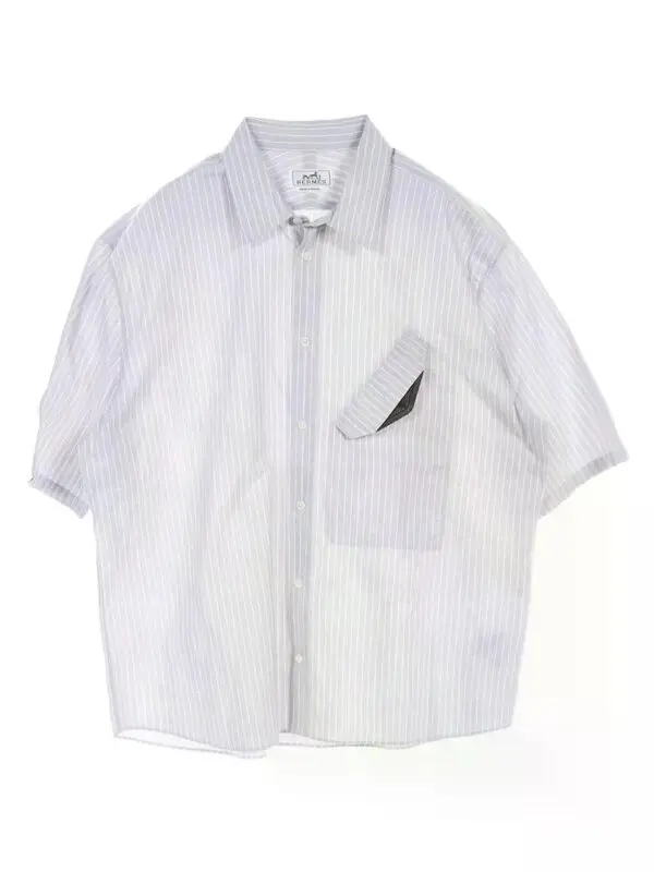 Hermès 2010s Striped Shirt