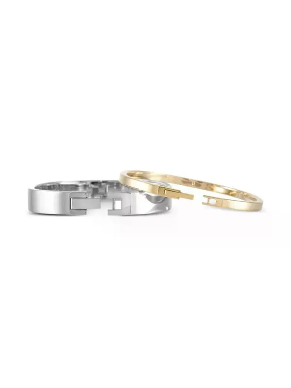 Calvin Klein Two-tone Design Bracelet - Silver