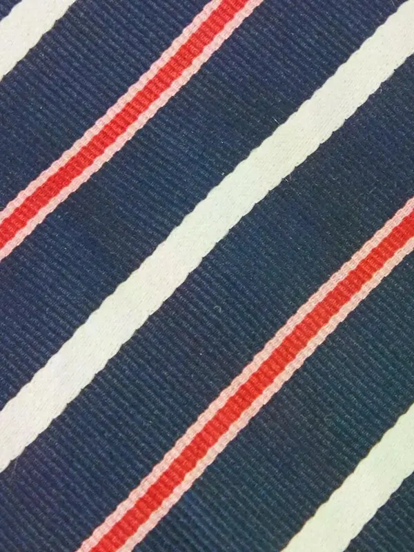 BOSS Striped Silk Tie - Blue