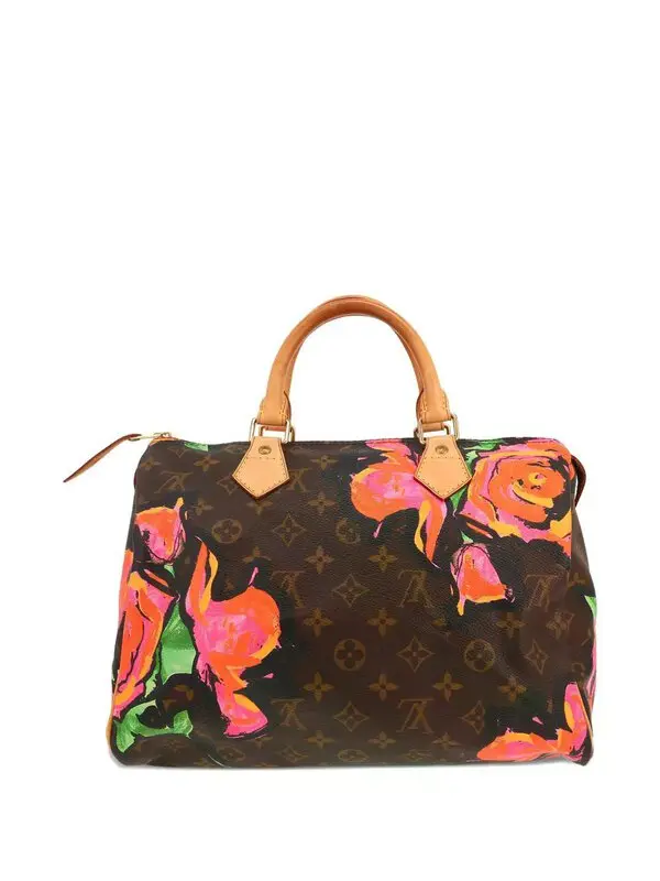 LOUIS VUITTON 2009 Speedy Monogram Canvas Tote Bag - Brown