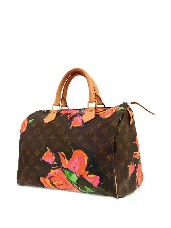 LOUIS VUITTON 2009 Speedy Monogram Canvas Tote Bag - Brown