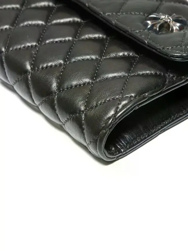 Chrome Hearts 2010 Logo-plaque Quilted Wallet