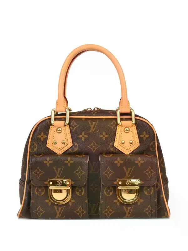 LOUIS VUITTON 2006 Monogram Manhattan Pm Handbag - Brown