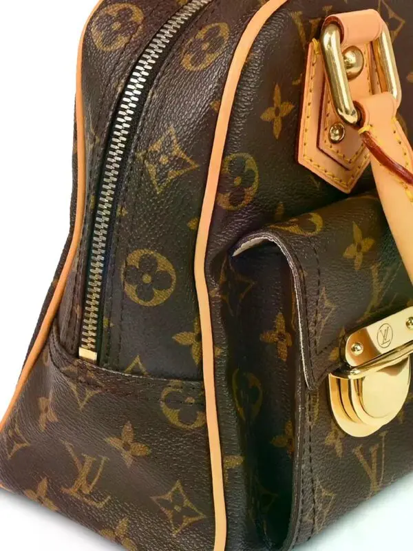 LOUIS VUITTON 2006 Monogram Manhattan Pm Handbag - Brown