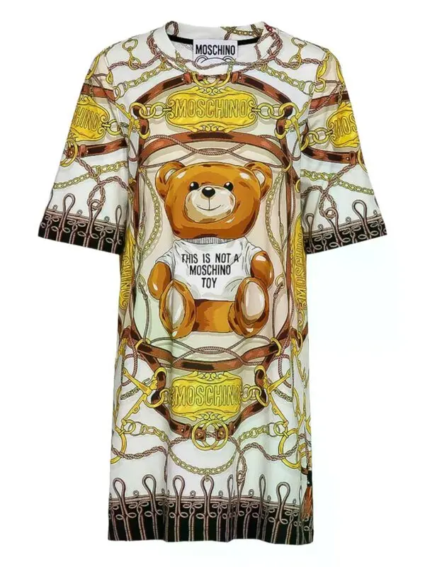 Moschino Bear-print Dress