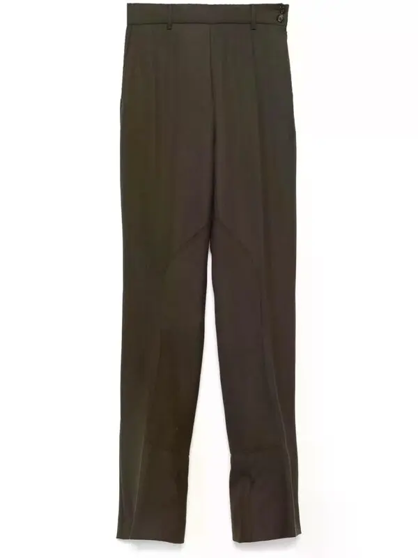 Prada 2000s Stirrup-cuff Bootcut Trousers