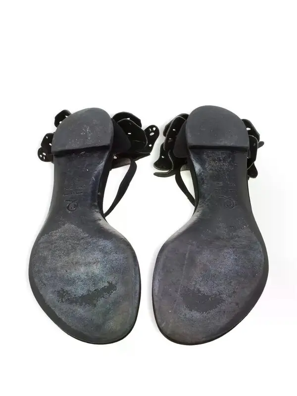 Alexander McQueen Butterfly-detail Leather Sandals