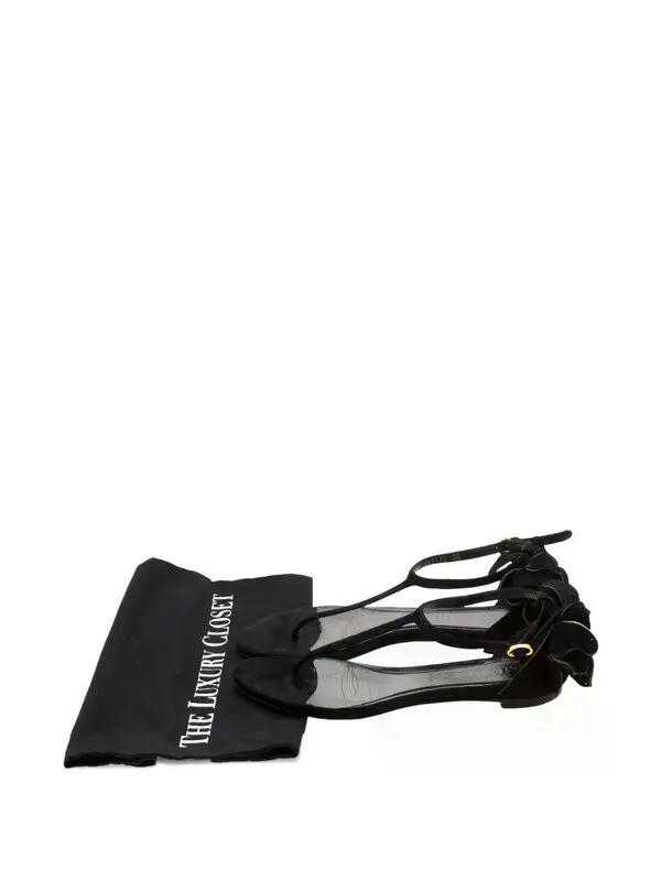 Alexander McQueen Butterfly-detail Leather Sandals