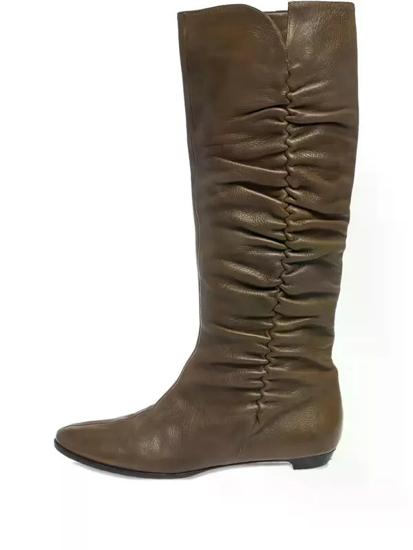 JIMMY CHOO Ruched Knee-high Boots