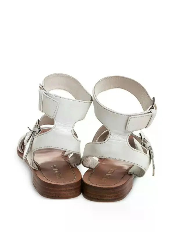Prada Leather Buckle Sandals