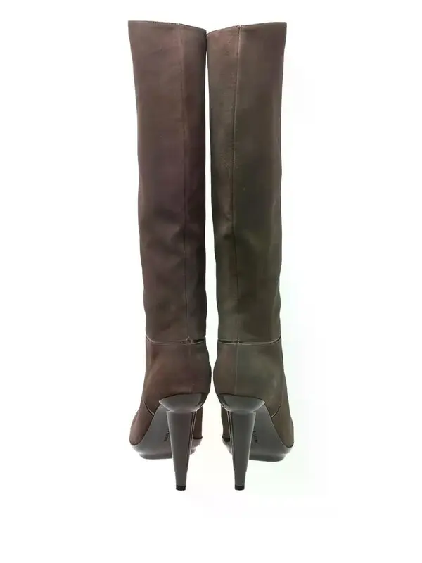 Bottega Veneta 110mm Suede Platform Heel Boots